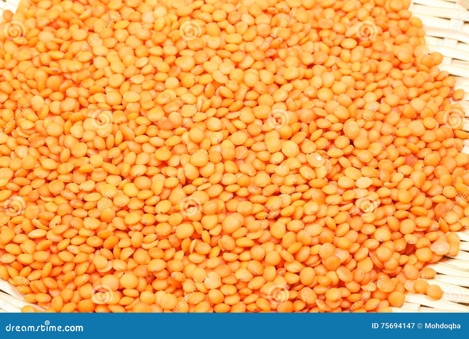 Red Lentils Dal stock image. Image of health, legume - 75694147