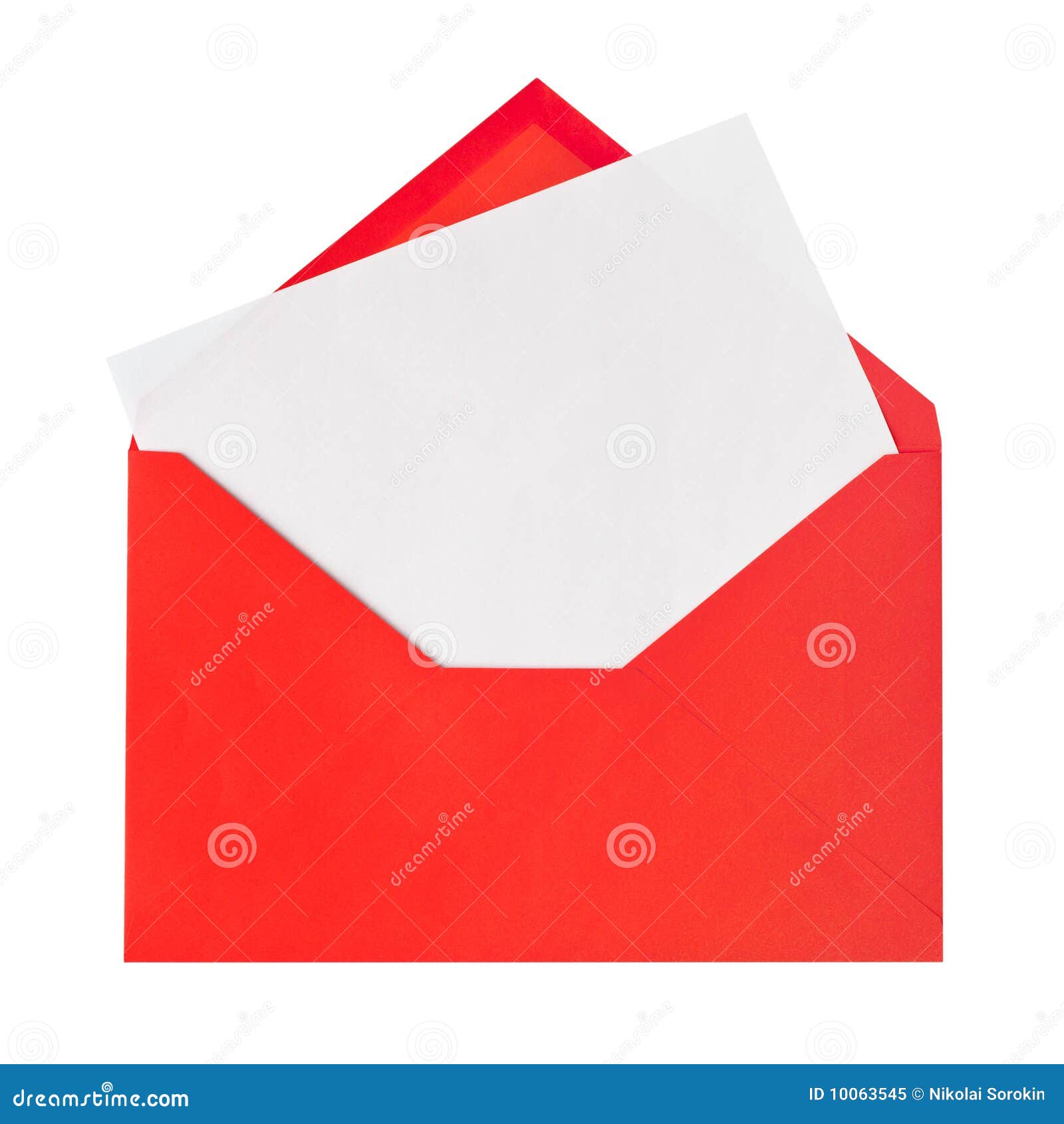 Red letter stock image. Image of business, blank, handwriting - 10063545