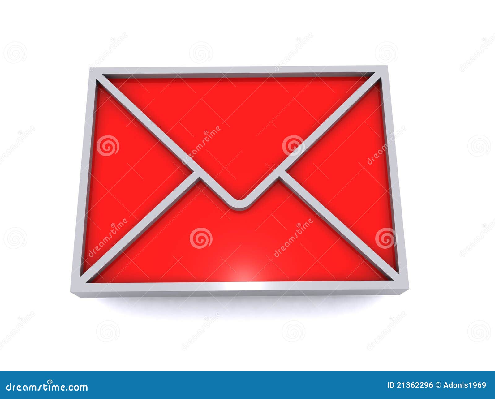 Red letter stock photo. Image of isolated, symbol, colourful - 21362296
