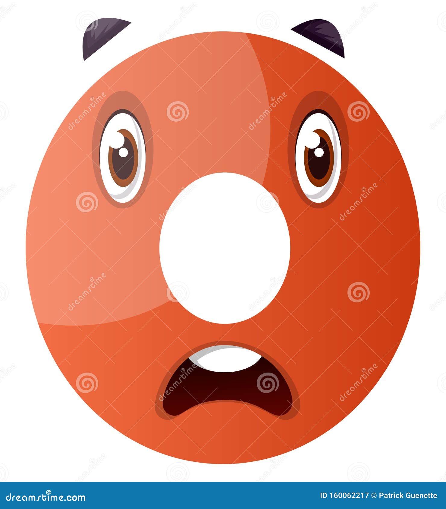 Red Letter O Vector Illustration Stock Vector - Illustration of design ...