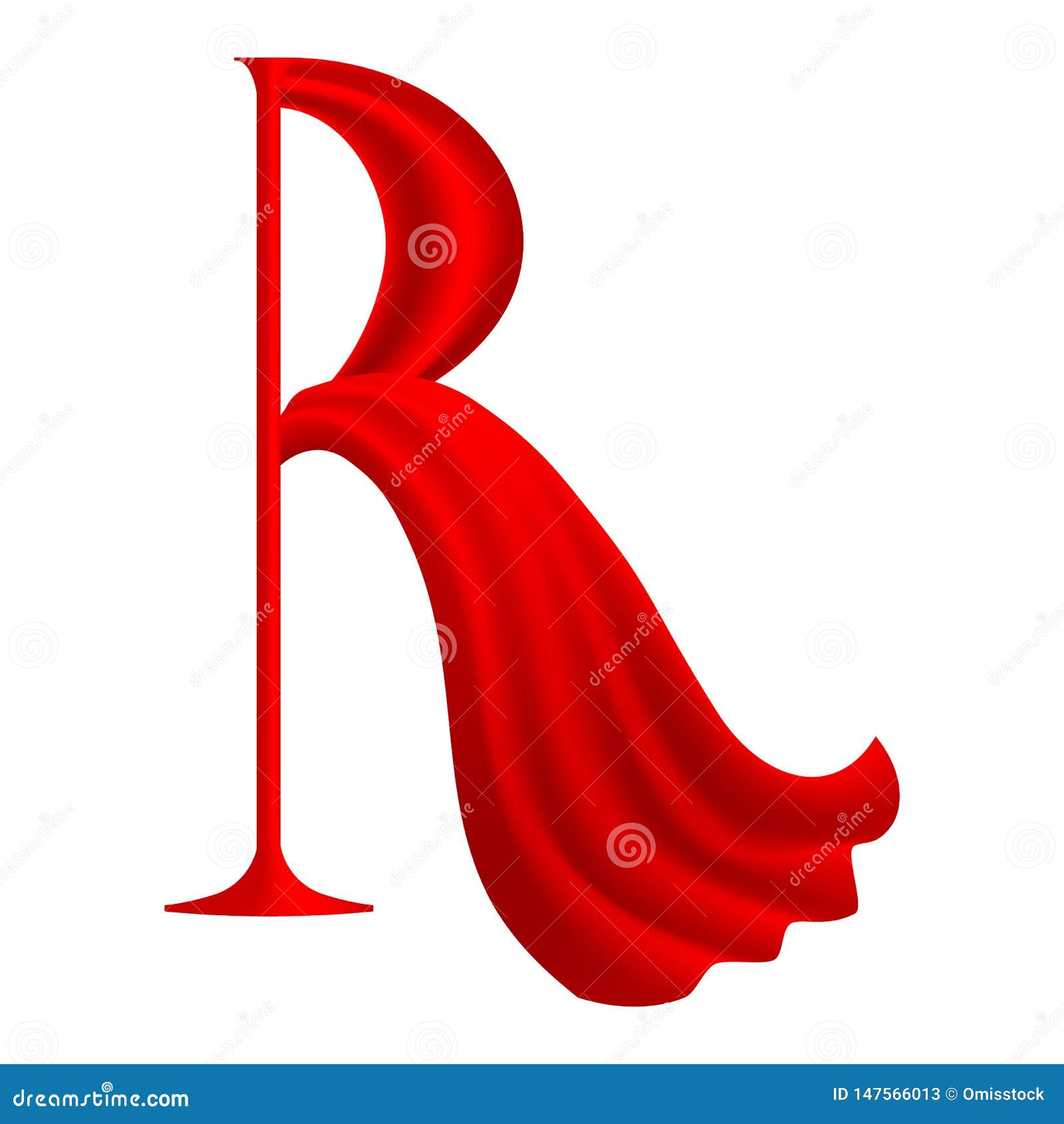 Red letter R stock vector. Illustration of banner, event - 147566013