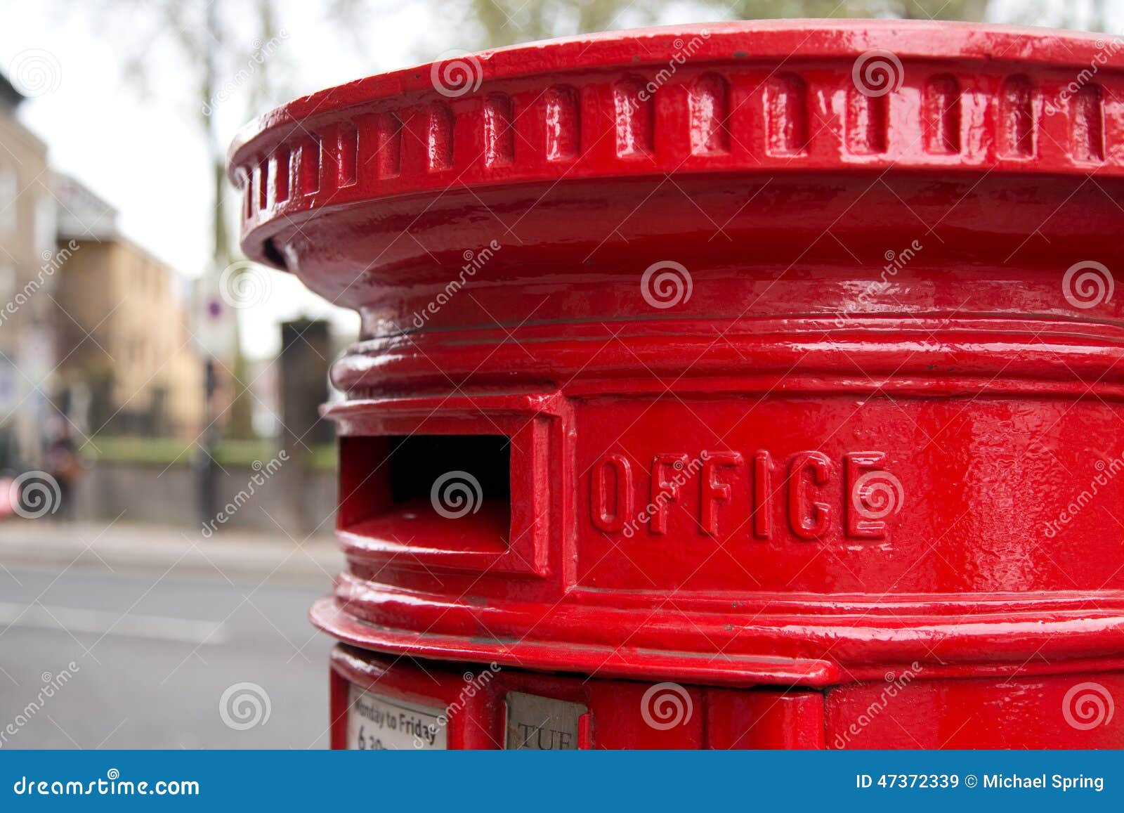 Red letterbox stock image. Image of retro, europe, classic - 47372339