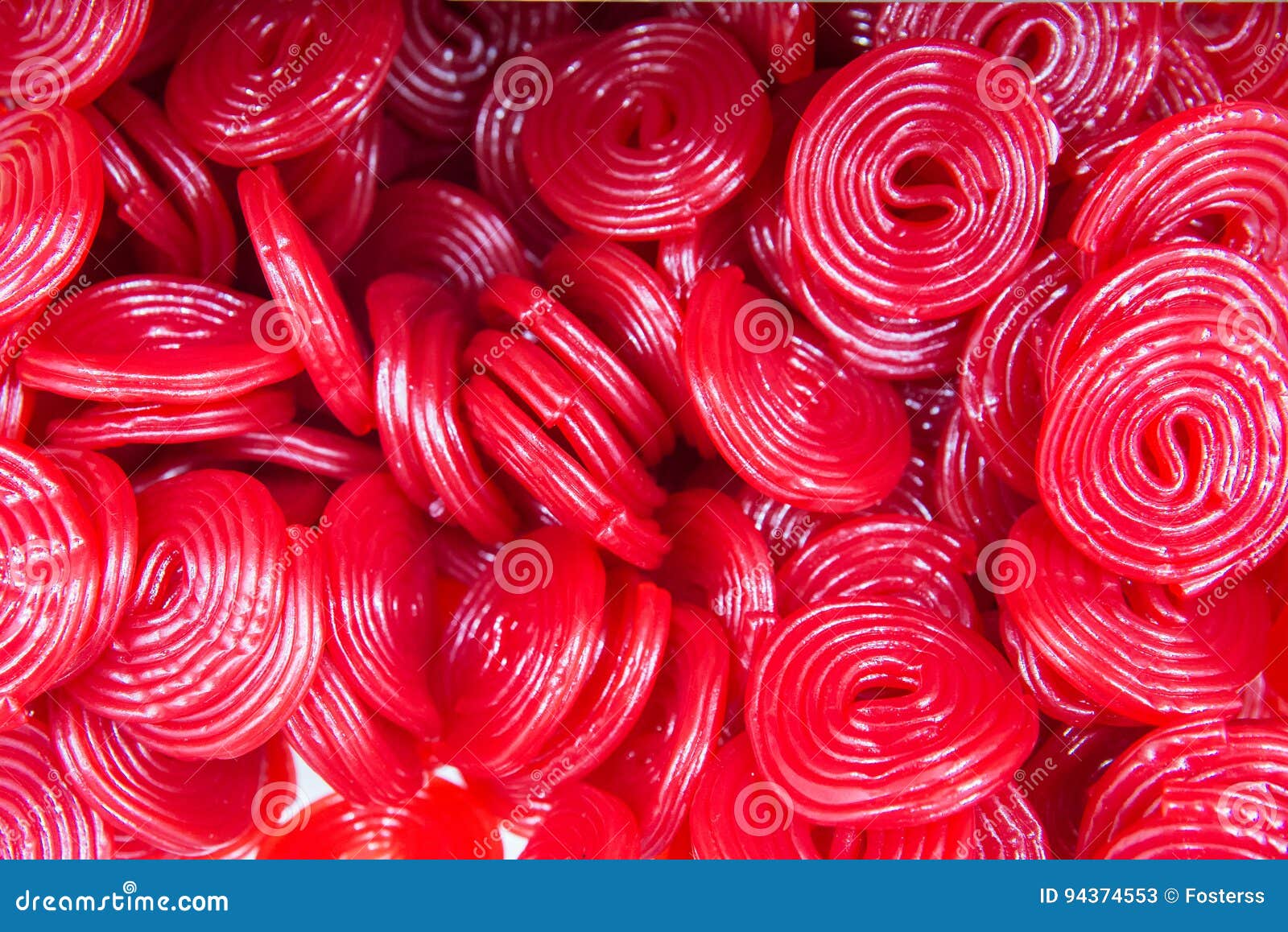 Red Licorice Wheels Candies Stock Image - Image of liqorice, spiral ...