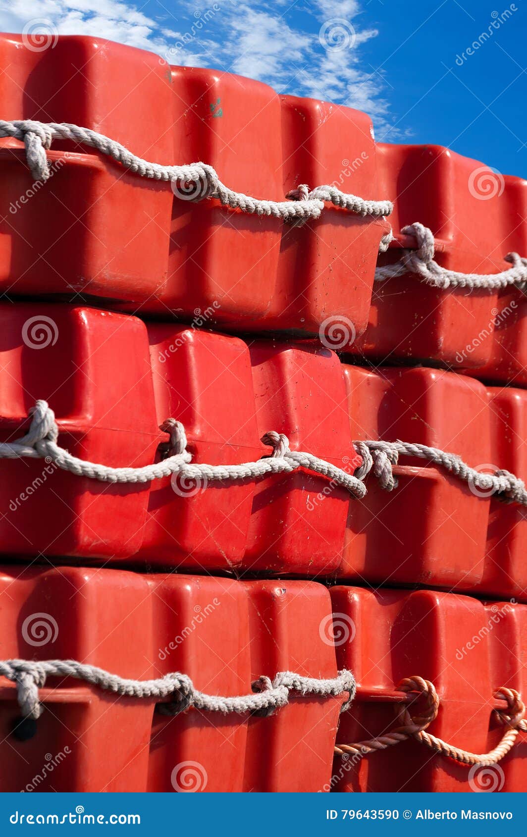 Liferafts On The Deck Of Ocean Offshore Vessel. LSA Life Saving ...