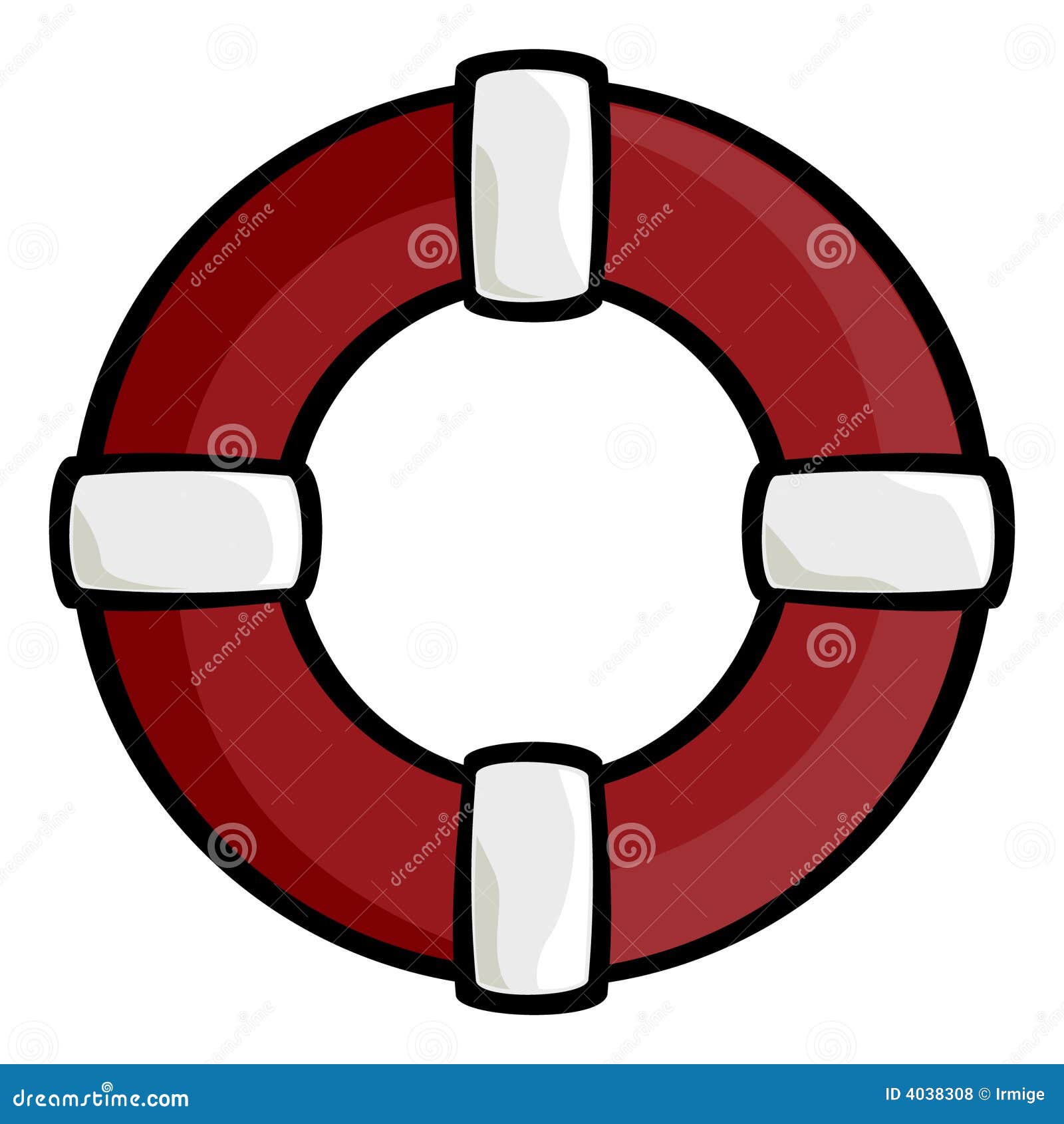 Red Life Ring Royalty Free Stock Photos - Image: 4038308