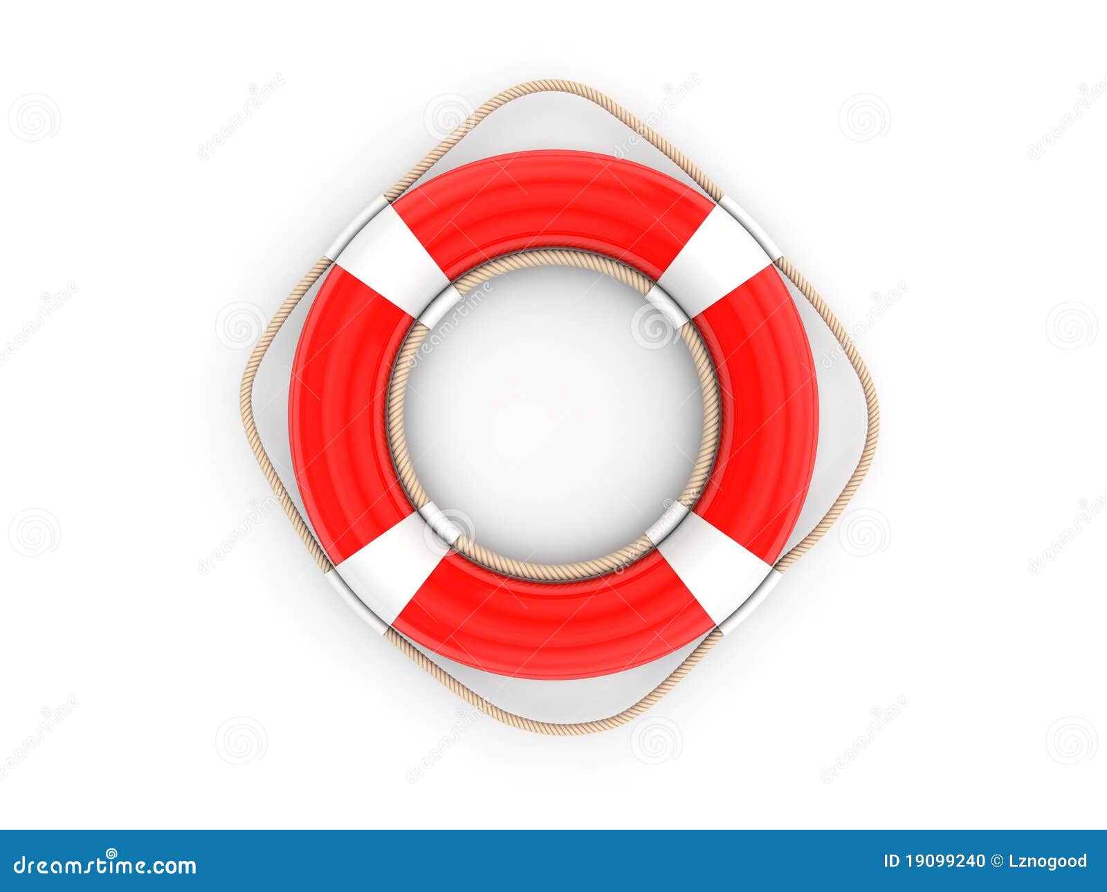 Red lifebelt 3d stock illustration. Illustration of help - 19099240