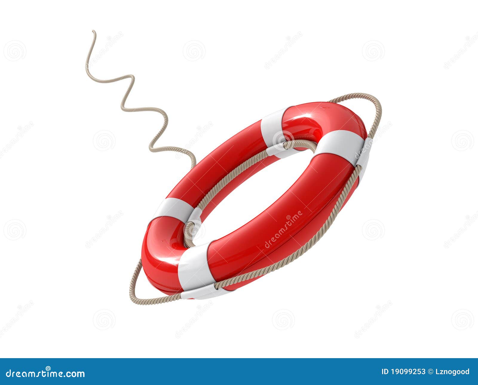 Red lifebelt 3d stock illustration. Illustration of help - 19099253