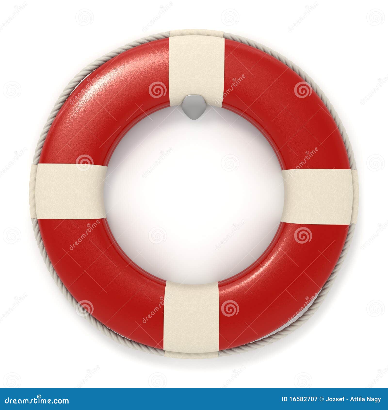 Red Lifebuoy Icon - Isolated Stock Illustration - Illustration of ring ...
