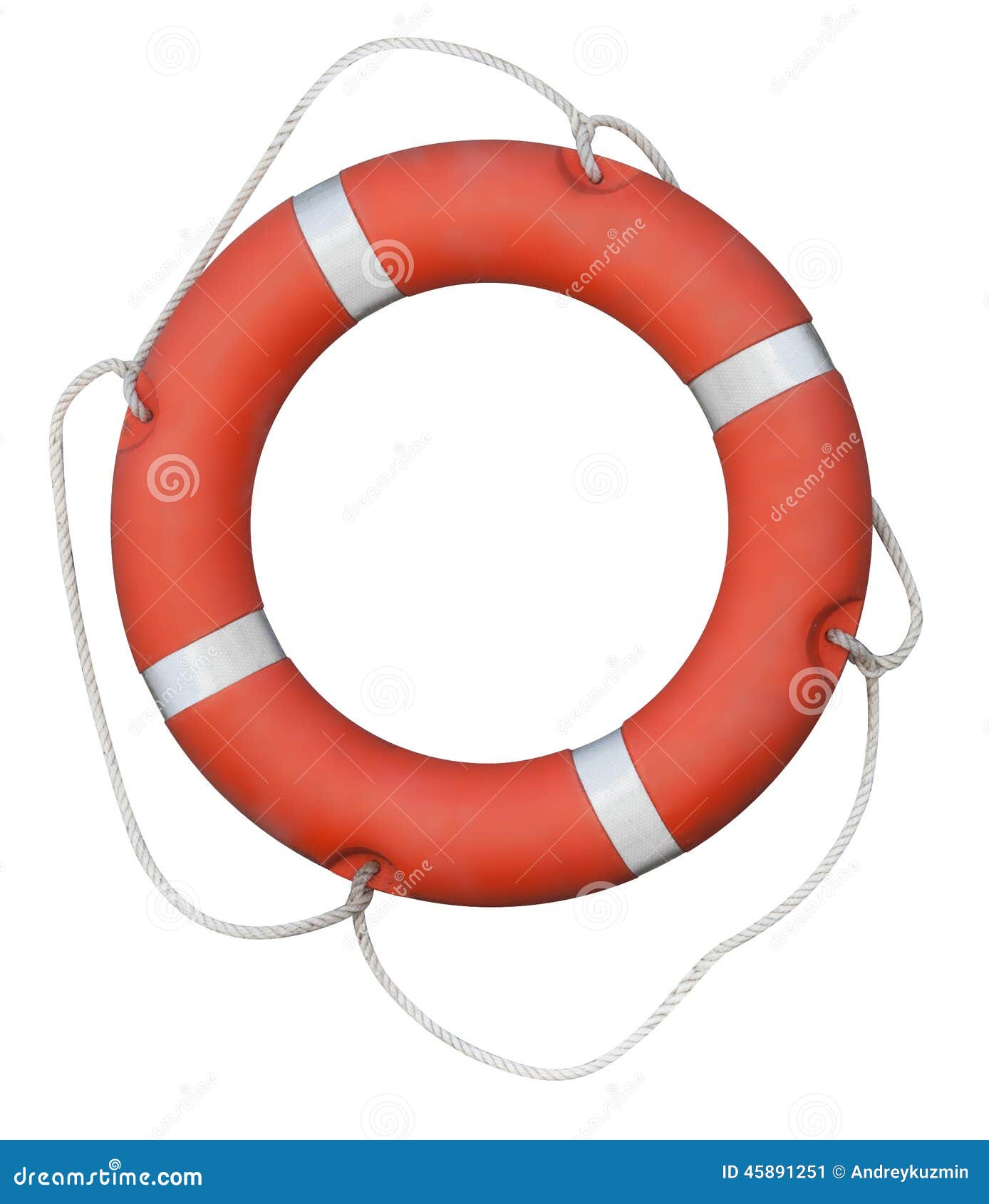Red lifebuoy isolated stock image. Image of lifeguard - 45891251
