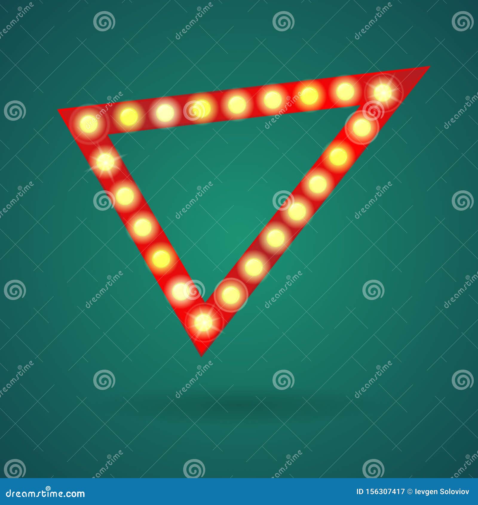 Red Light Abstract Frame Background Stock Vector - Illustration of ...