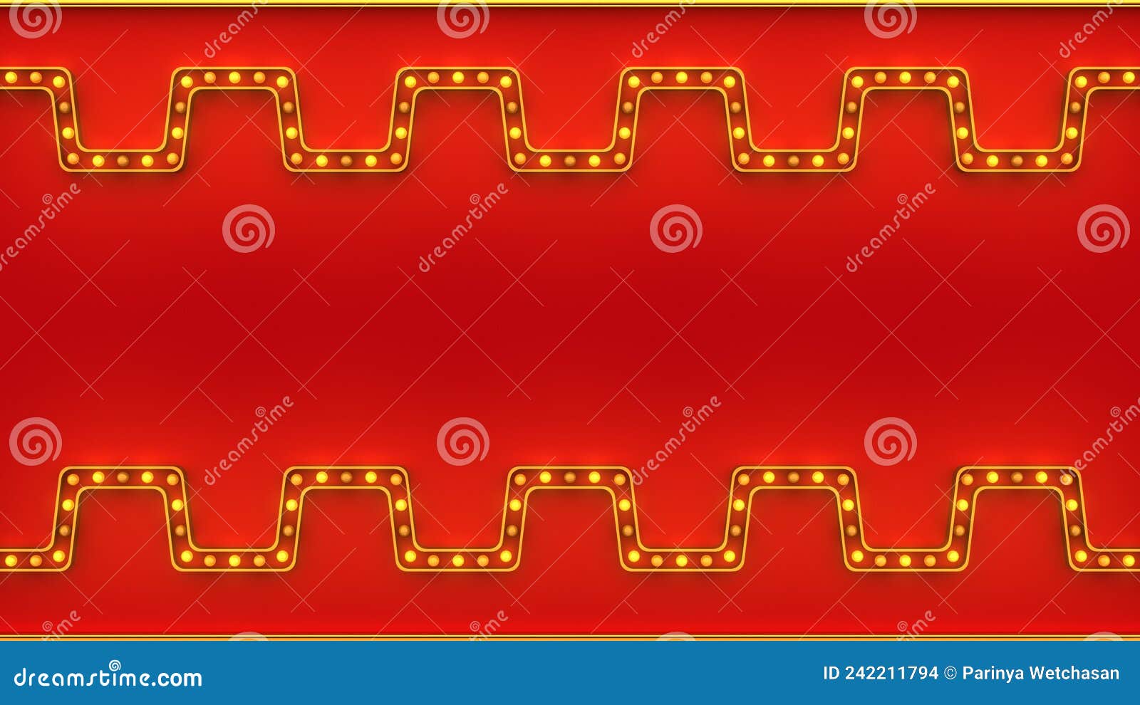 Red Light Board Sign Retro on White Background. 3d Rendering Stock ...