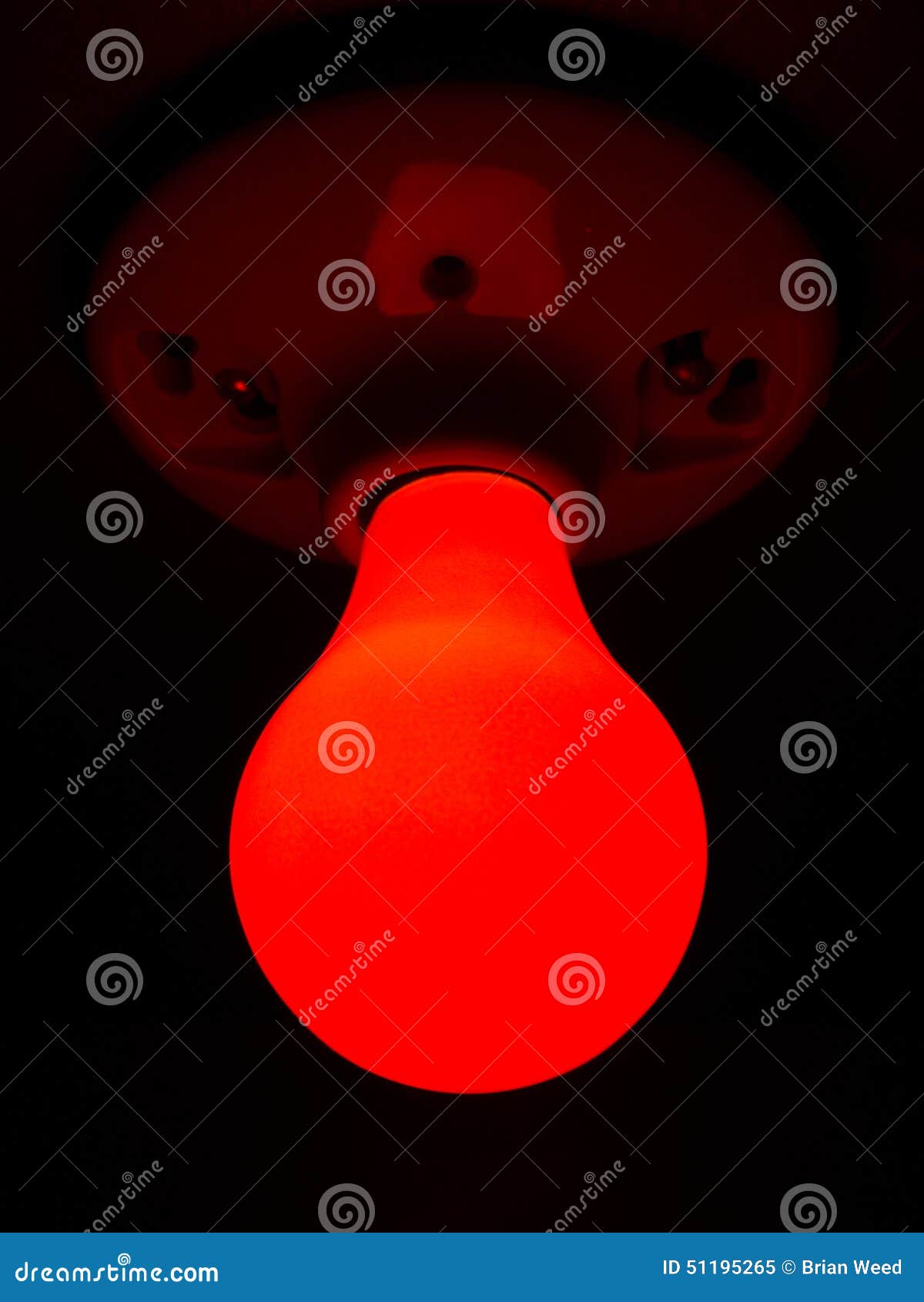 Red Light Bulb stock image. Image of prostitution, lamp - 51195265