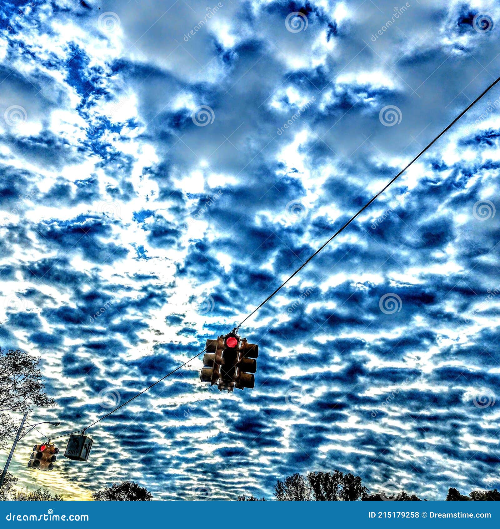 Red light cLouds stock photo. Image of cloyfs, line - 215179258