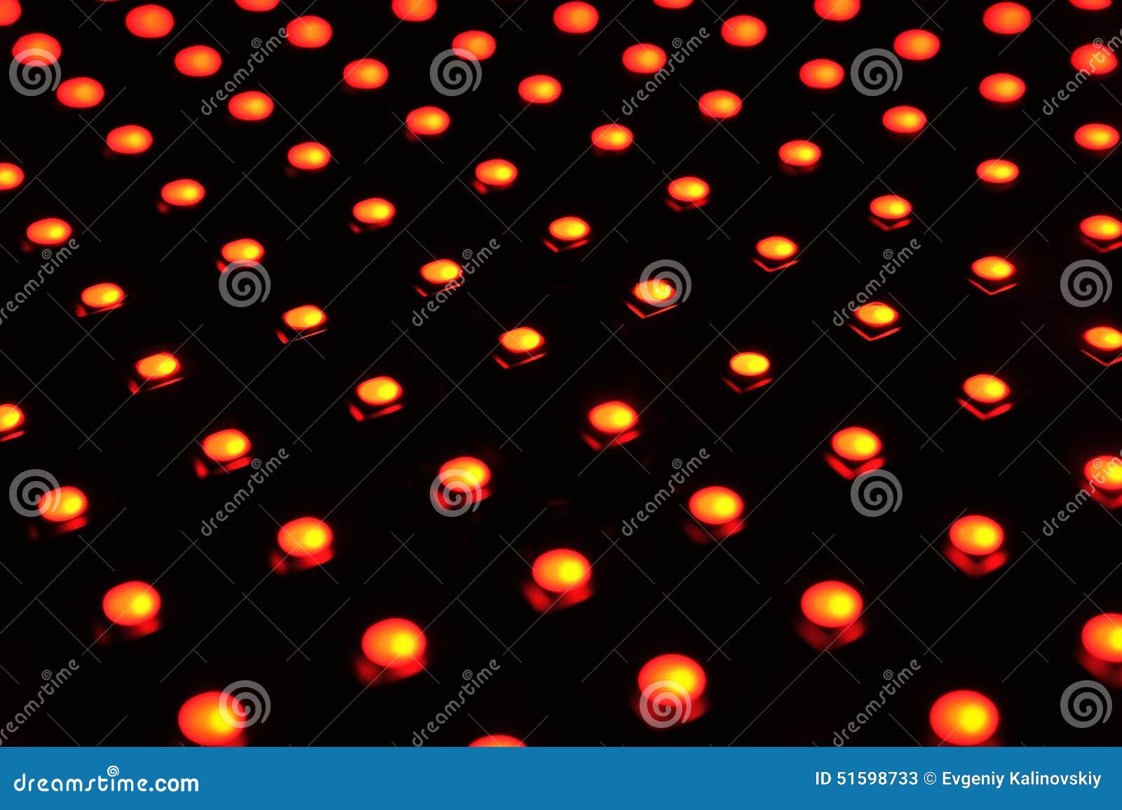 Red Light-emitting Diodes on Dark Background Stock Image - Image of ...