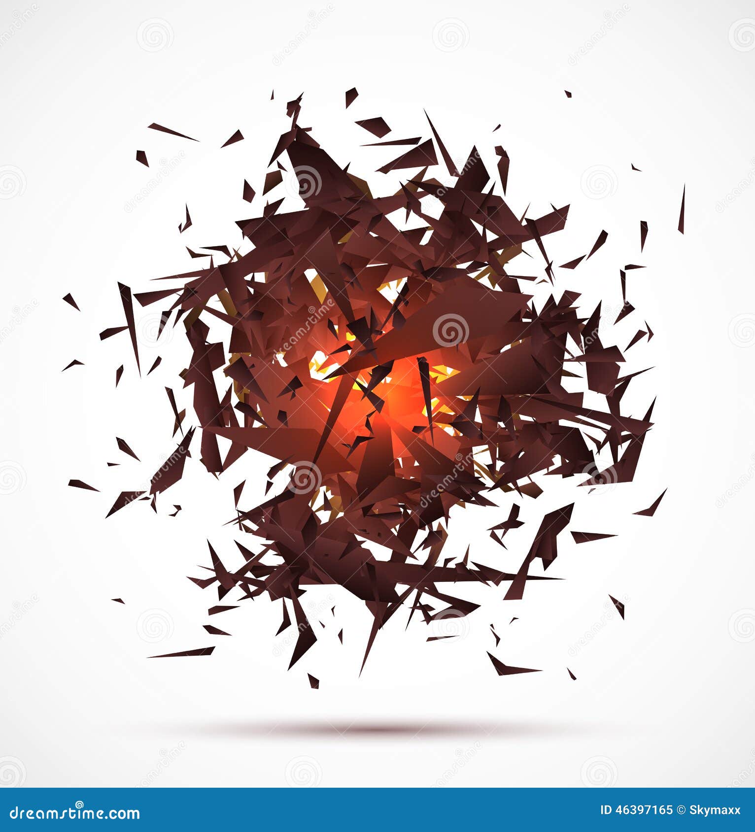 Light Explosion Abstract Background, Energy Wave Sonic Concept ...