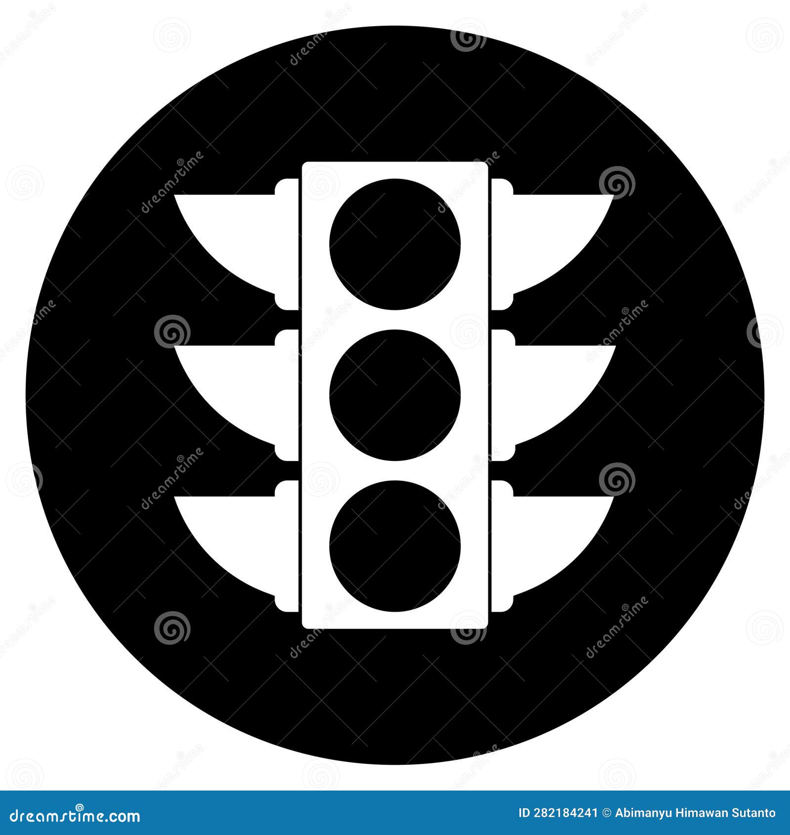 Red light icon vector stock vector. Illustration of simple - 282184241