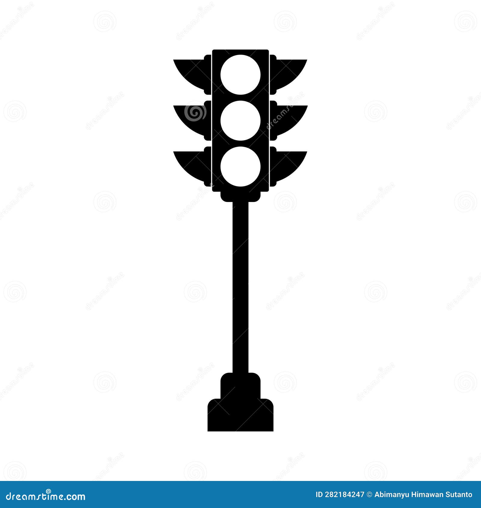 Red light icon vector stock illustration. Illustration of intersection ...