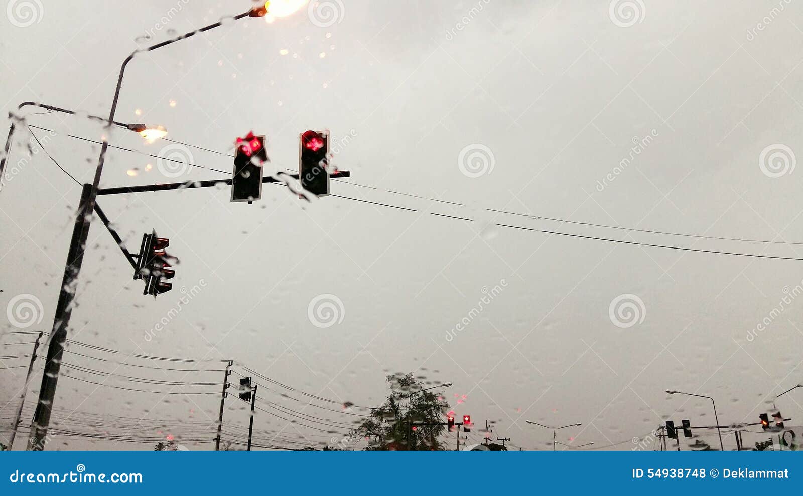 Red Light Intersection stock photo. Image of light, intersection - 54938748