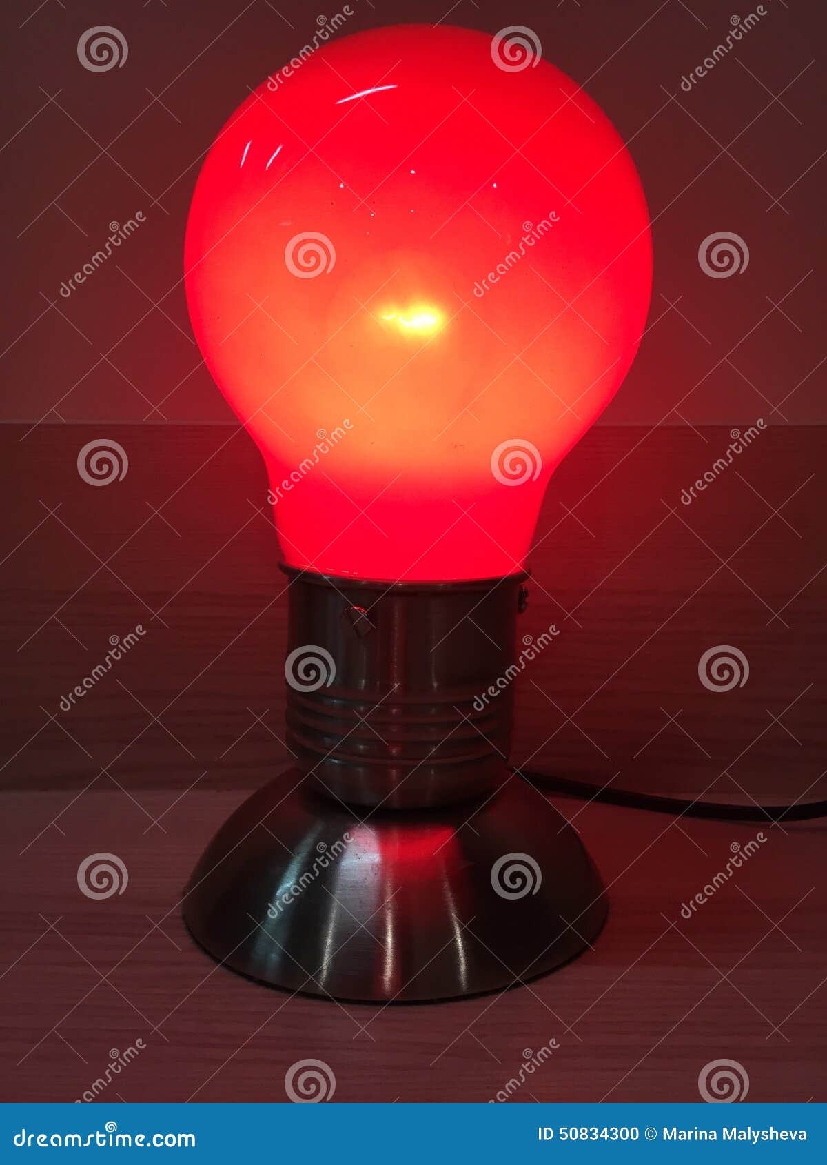 Red-Hot Lamp stock photo. Image of signal, lamp, tensity - 50834300