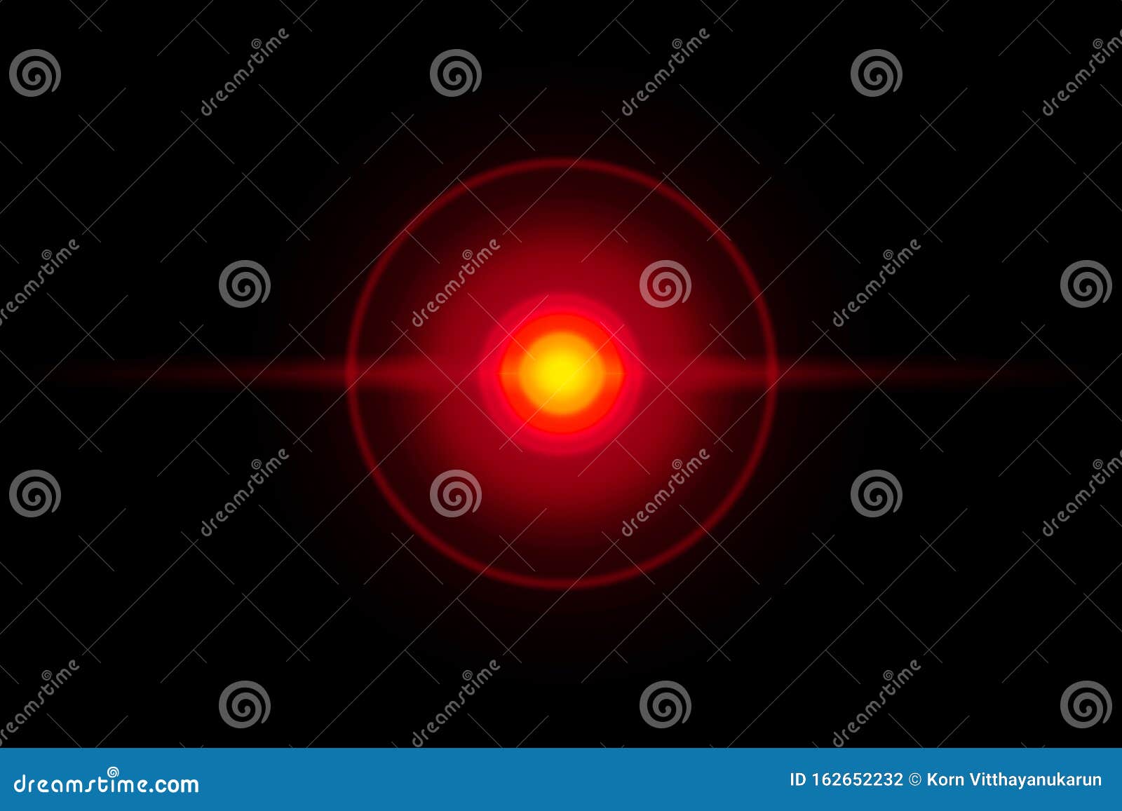 Red Light Laser Dot Circle Point Illustration for Effect Graphic Design ...