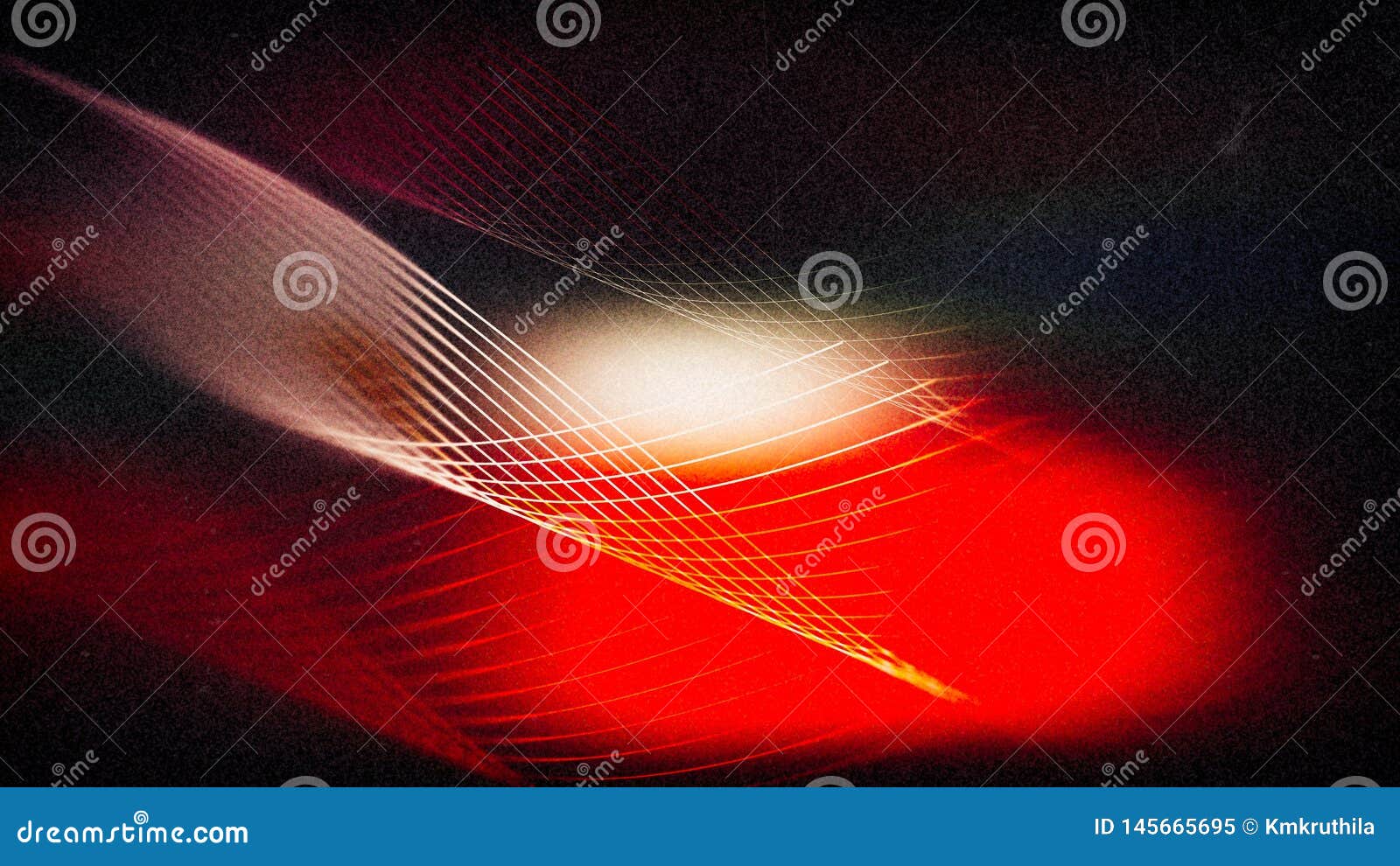 Red Light Line Beautiful Elegant Illustration Graphic Art Design ...