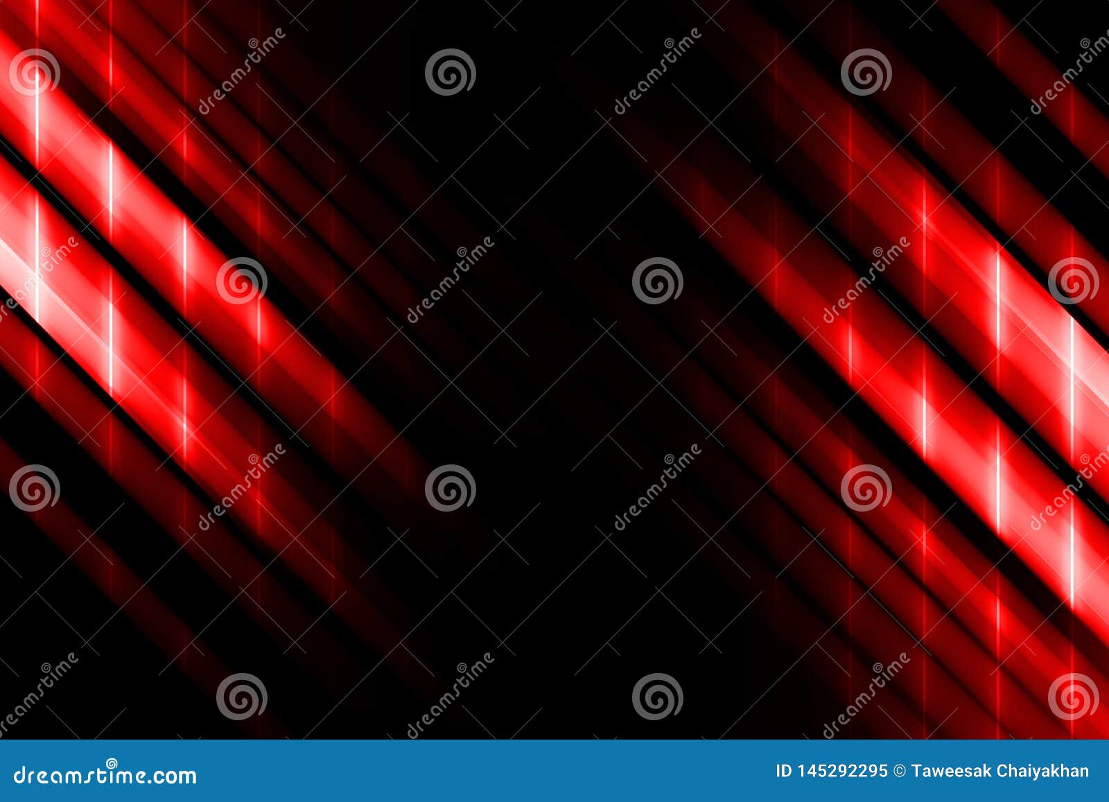 Red Light Motion Blur on Black Abstract Background Stock Illustration ...