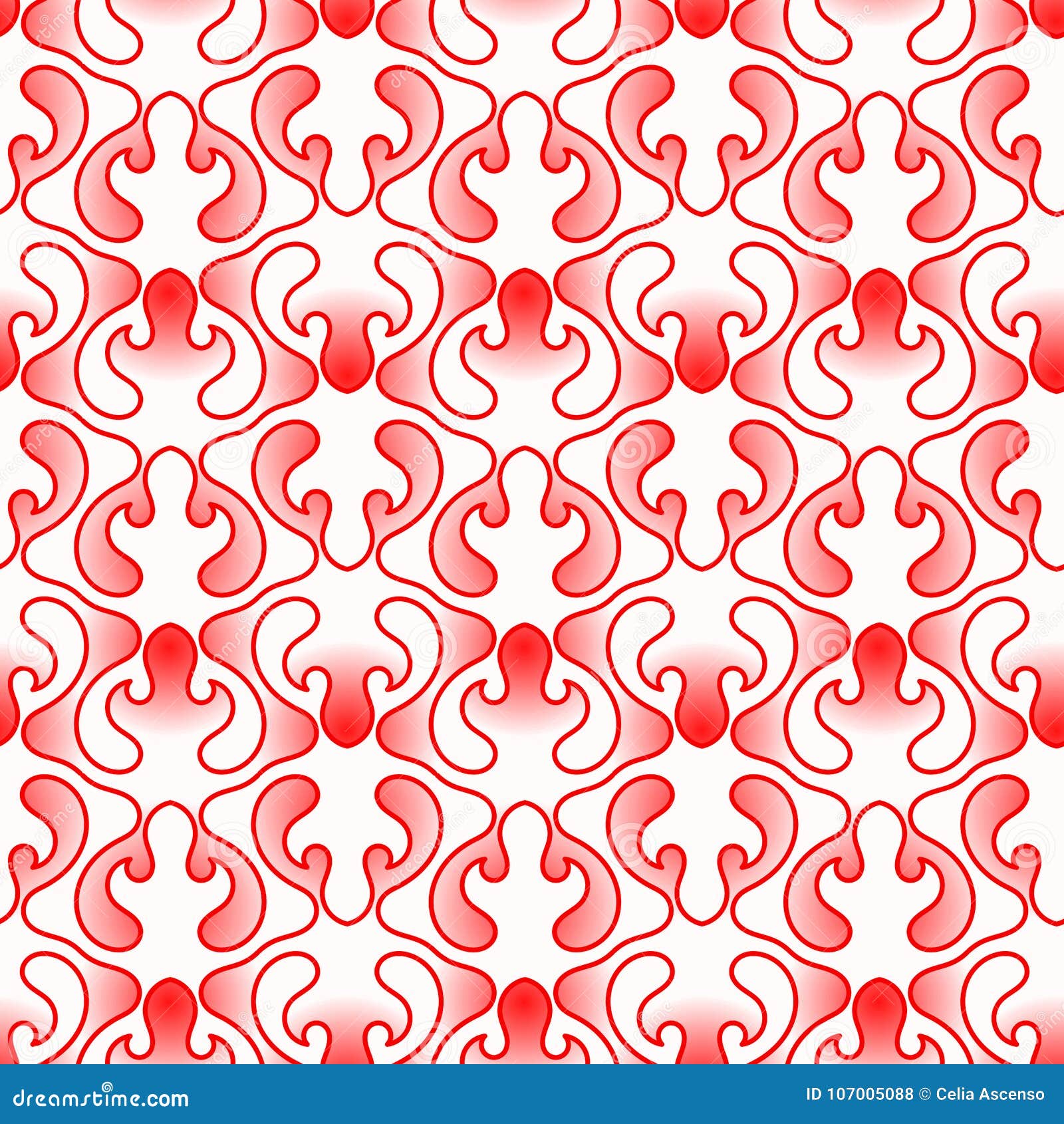 Red Light Flames Seamless Wallpaper Stock Illustration - Illustration ...