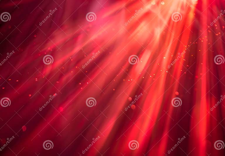 Abstract Red Light Rays Background Stock Illustration - Illustration of ...