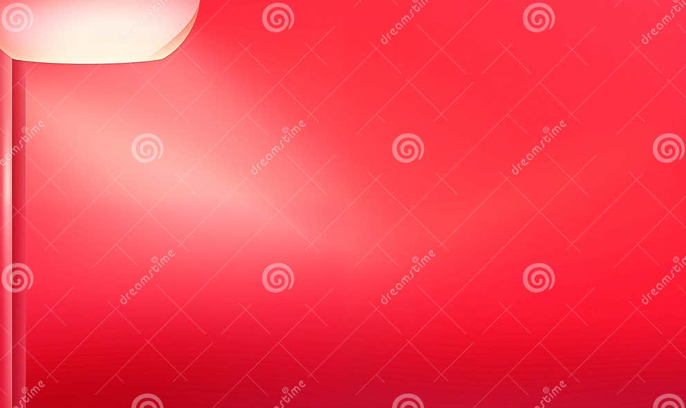 Red Light Shining on a Bright Red Background. Modern Red Abstract ...