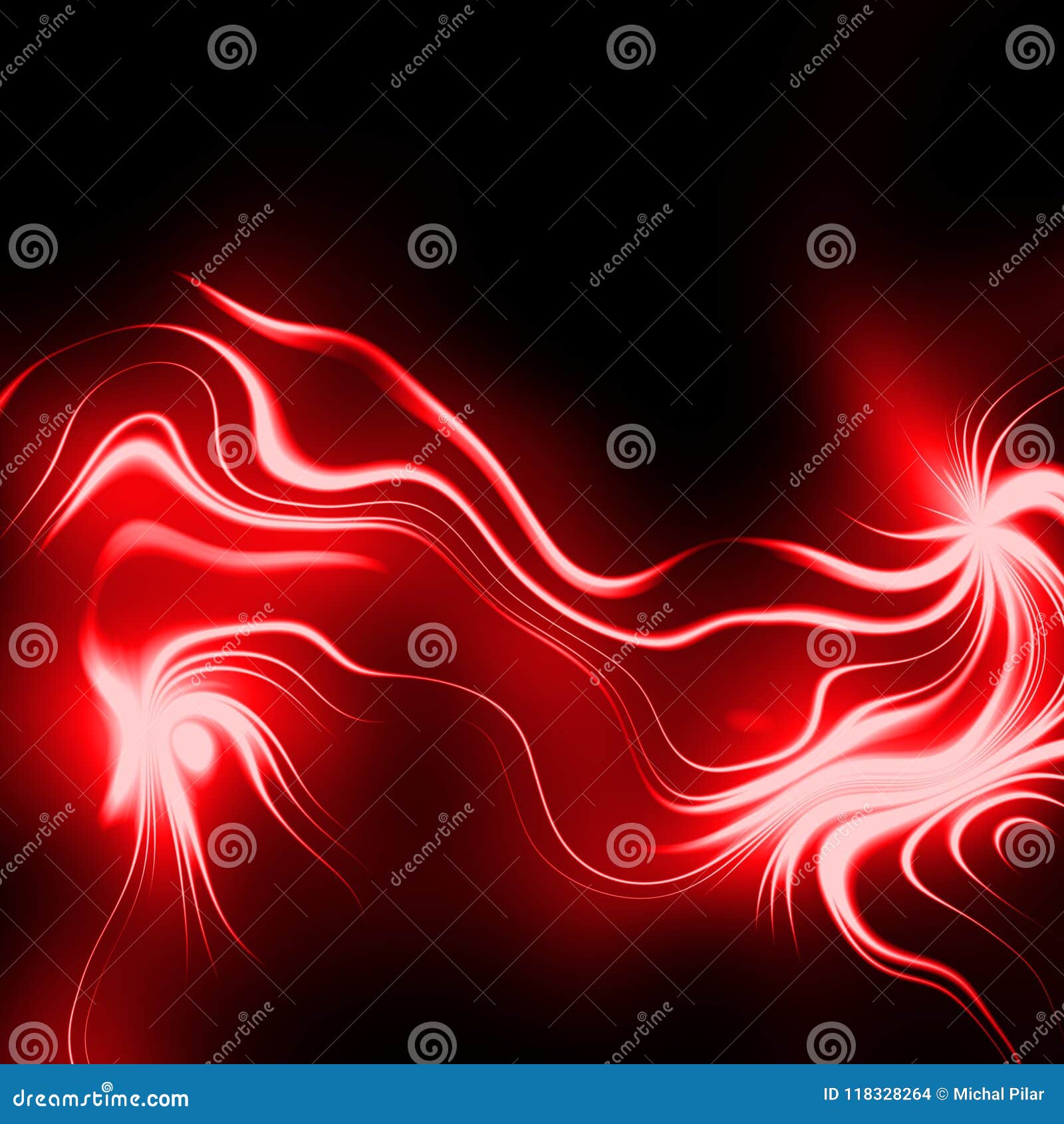Red Light Texture on Black Background Stock Illustration - Illustration ...