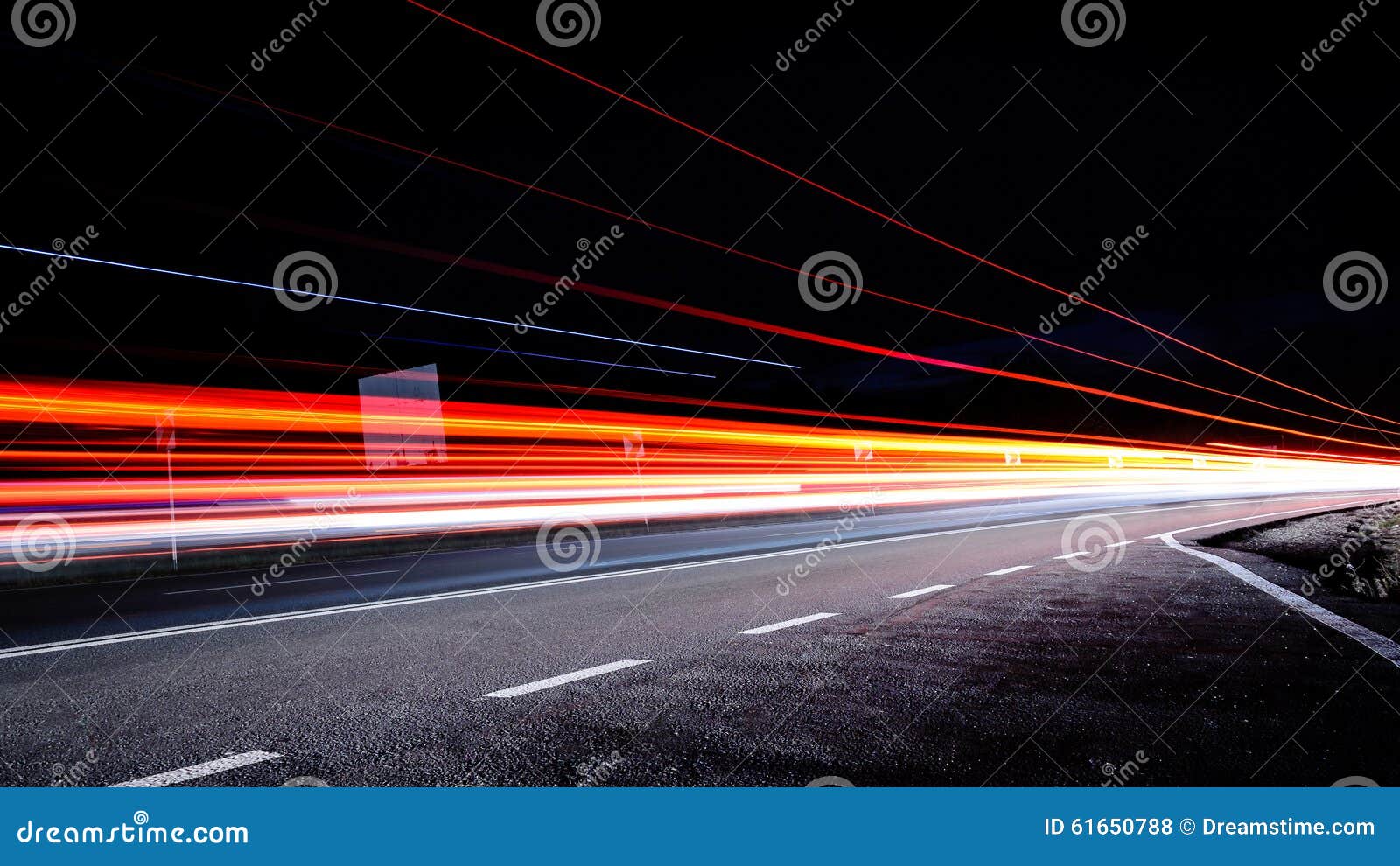 Red light trails stock photo. Image of street, transportation - 61650788