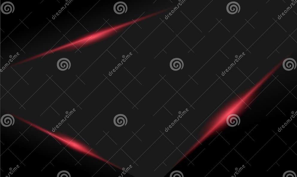 Red Light Triangle Effect Sci-fi Background Stock Vector - Illustration ...
