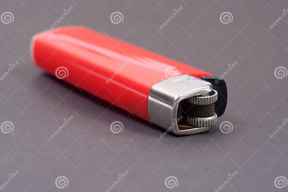 Red lighter stock photo. Image of equipment, black, plastic - 12042076