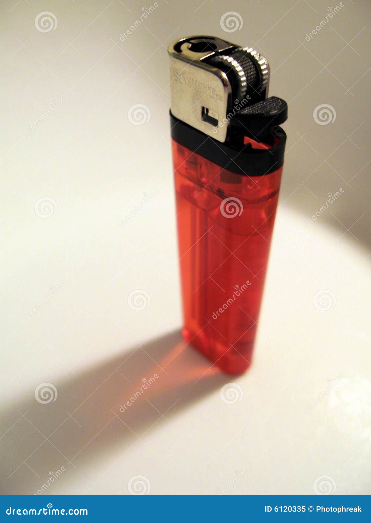 Red lighter stock image. Image of metal, shadow, cigarettes - 6120335