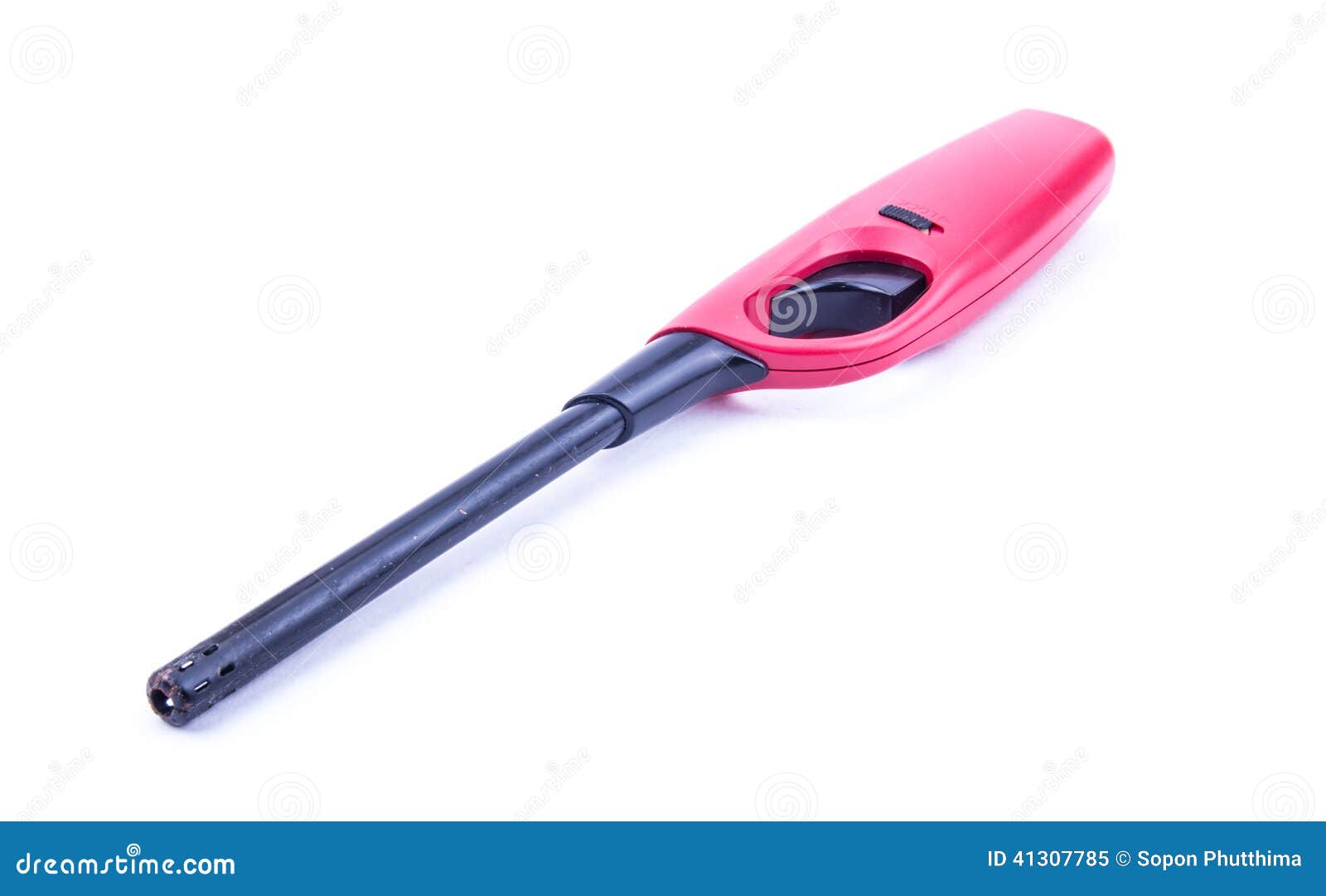 Red lighter stock image. Image of plastic, lighter, white - 41307785