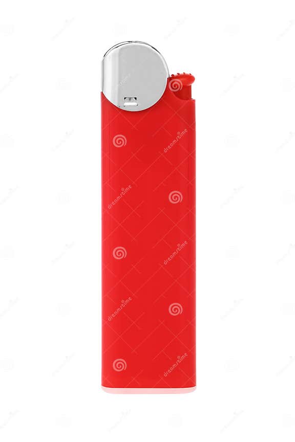 Red lighter stock image. Image of ignite, fuel, flat - 86670079