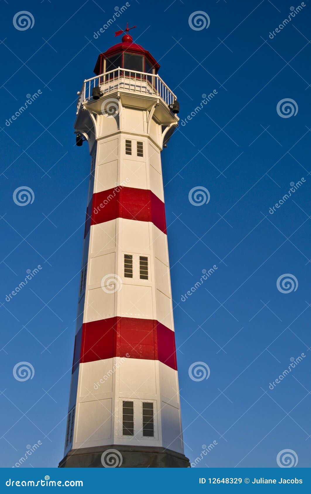 Red lighthouse stock image. Image of architecture, malmo - 12648329