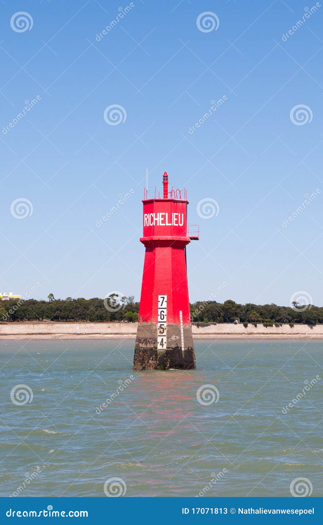 Red Lighthouse stock image. Image of atlantic, ocean - 17071813