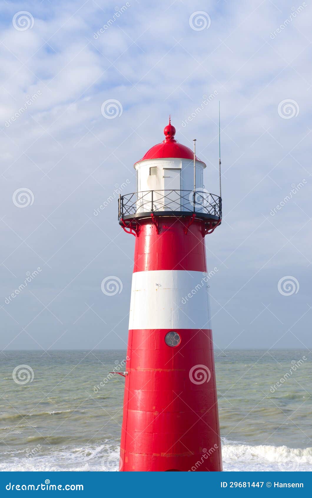Red lighthouse stock image. Image of clear, lighthouse - 29681447