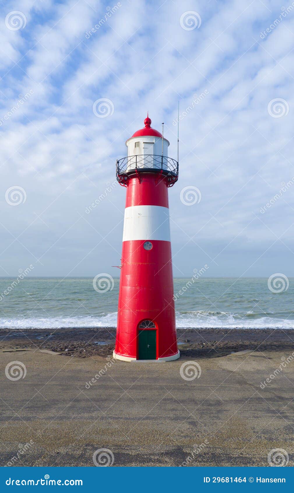 Red lighthouse stock photo. Image of landmark, lonely - 29681464