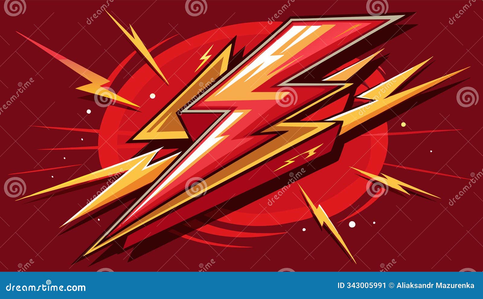 Lightning Border Royalty-Free Stock Photography | CartoonDealer.com ...