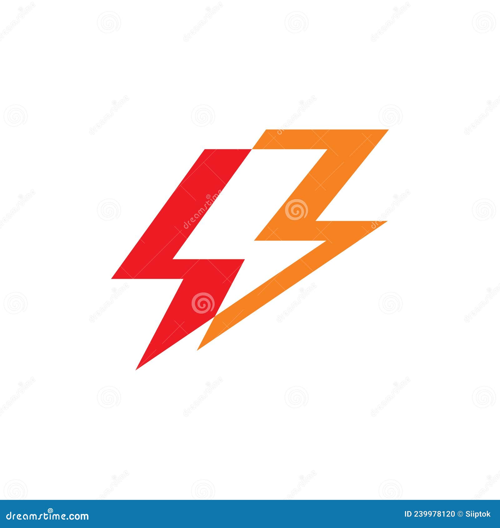 Red Lightning Energy Group Logo Design Stock Vector - Illustration of ...