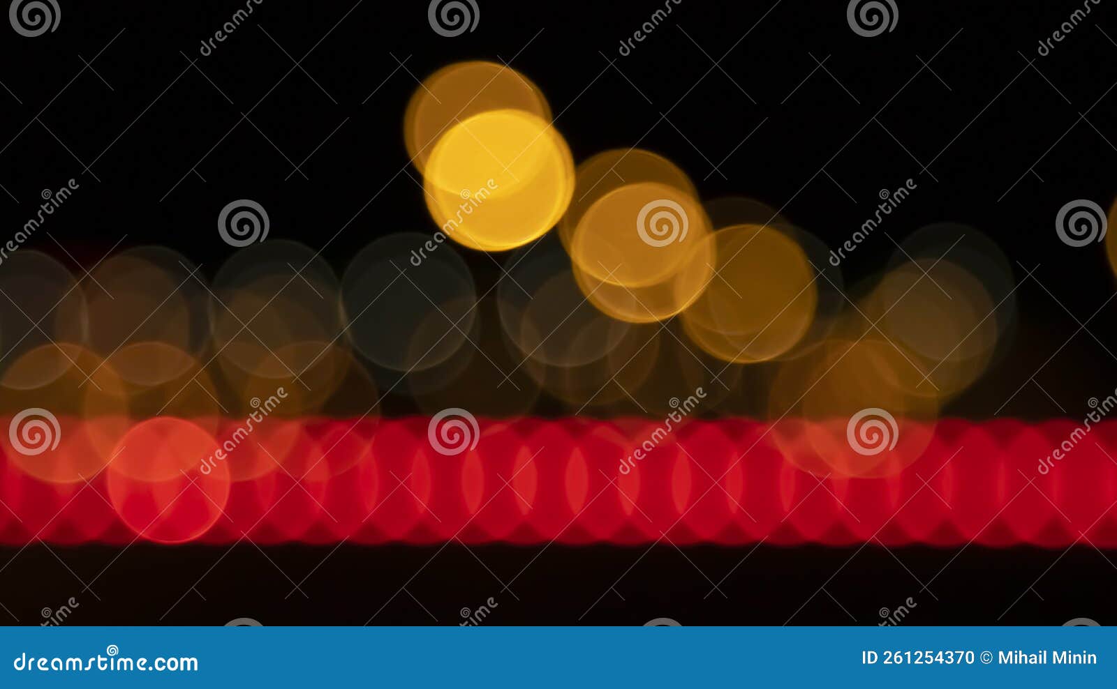 Red Lights Horizontal Arrangement on a Black Background, Stock Photo ...