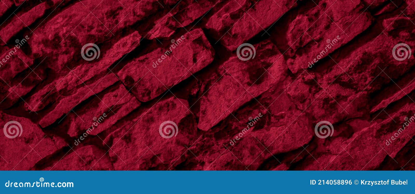 Red Limestone Wall with Visible Details. Background Stock Photo - Image ...