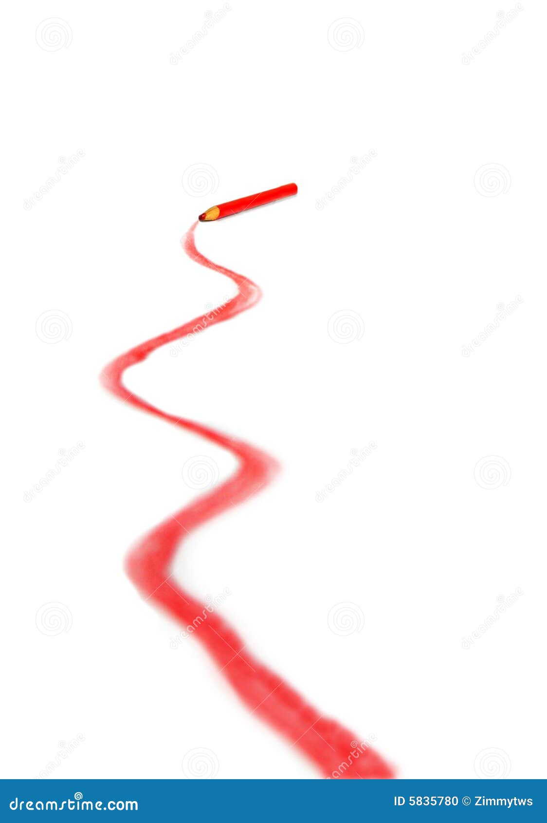 Red line stock photo. Image of artistic, lead, curve, artist - 5835780