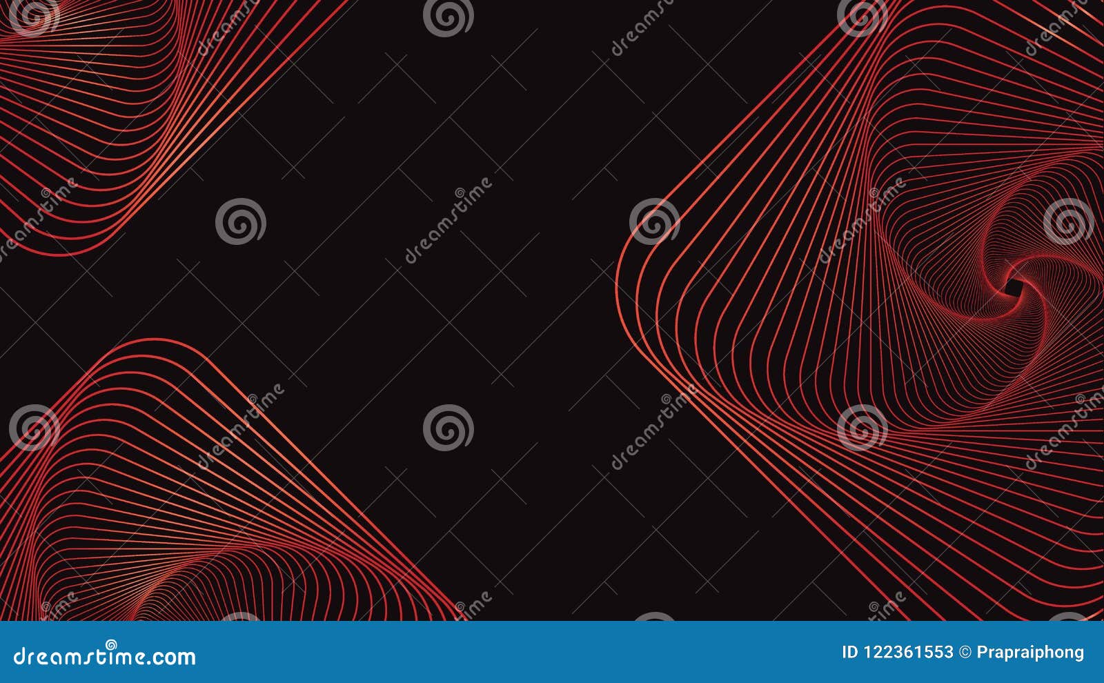 Red Line Abstract Background Vector Stock Vector - Illustration of ...