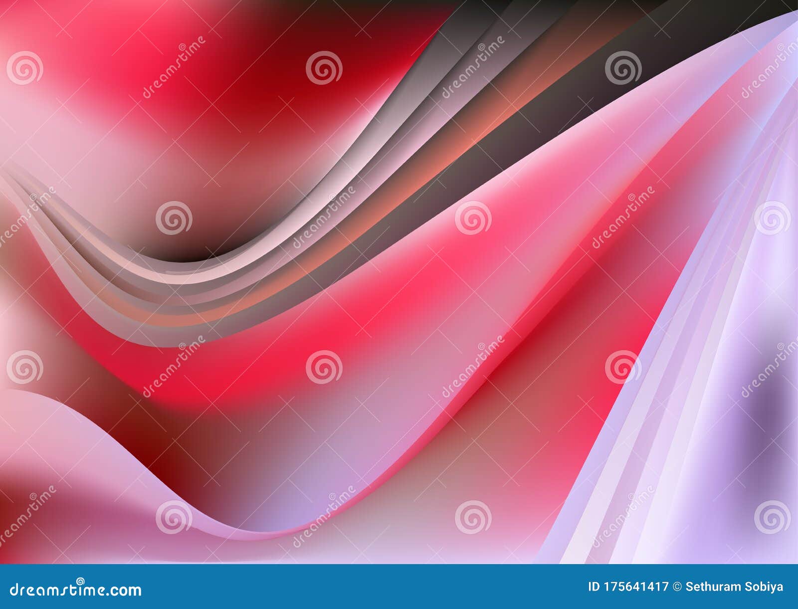 Red Line Abstract Background Vector Illustration Design Stock Vector ...