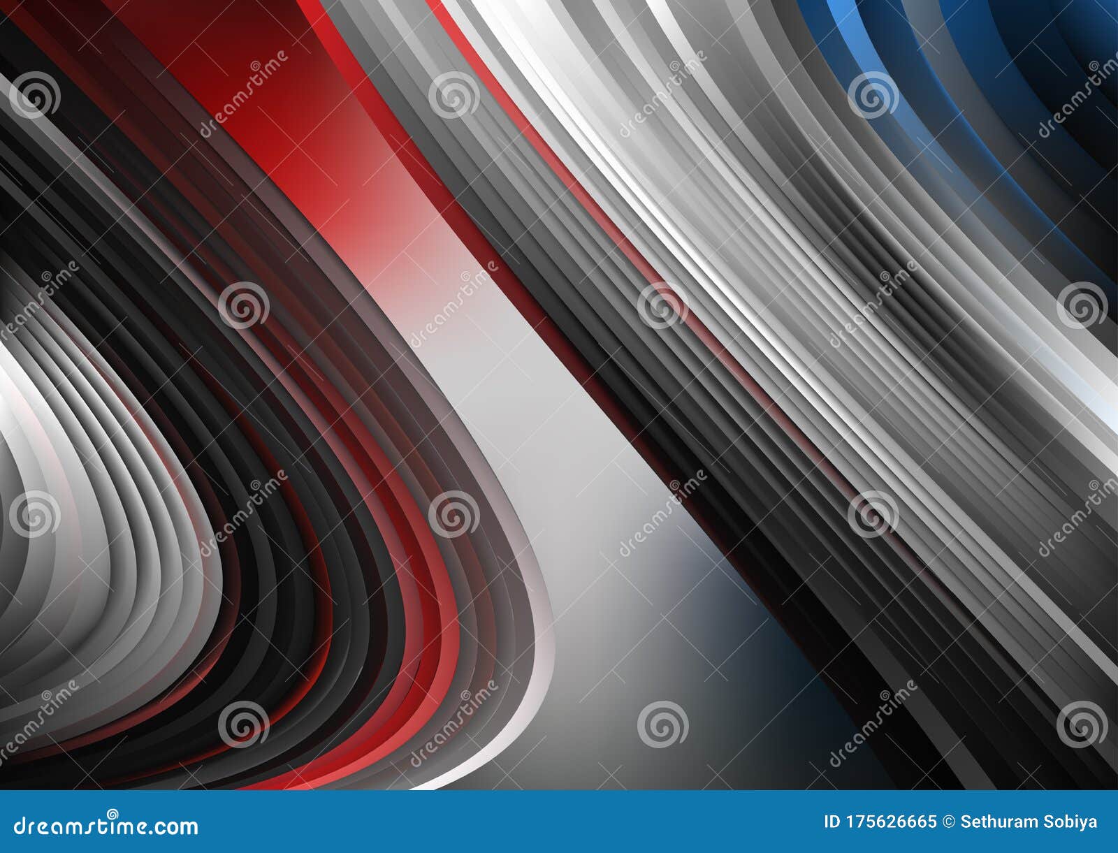Red Line Digital Background Vector Illustration Design Stock Vector ...