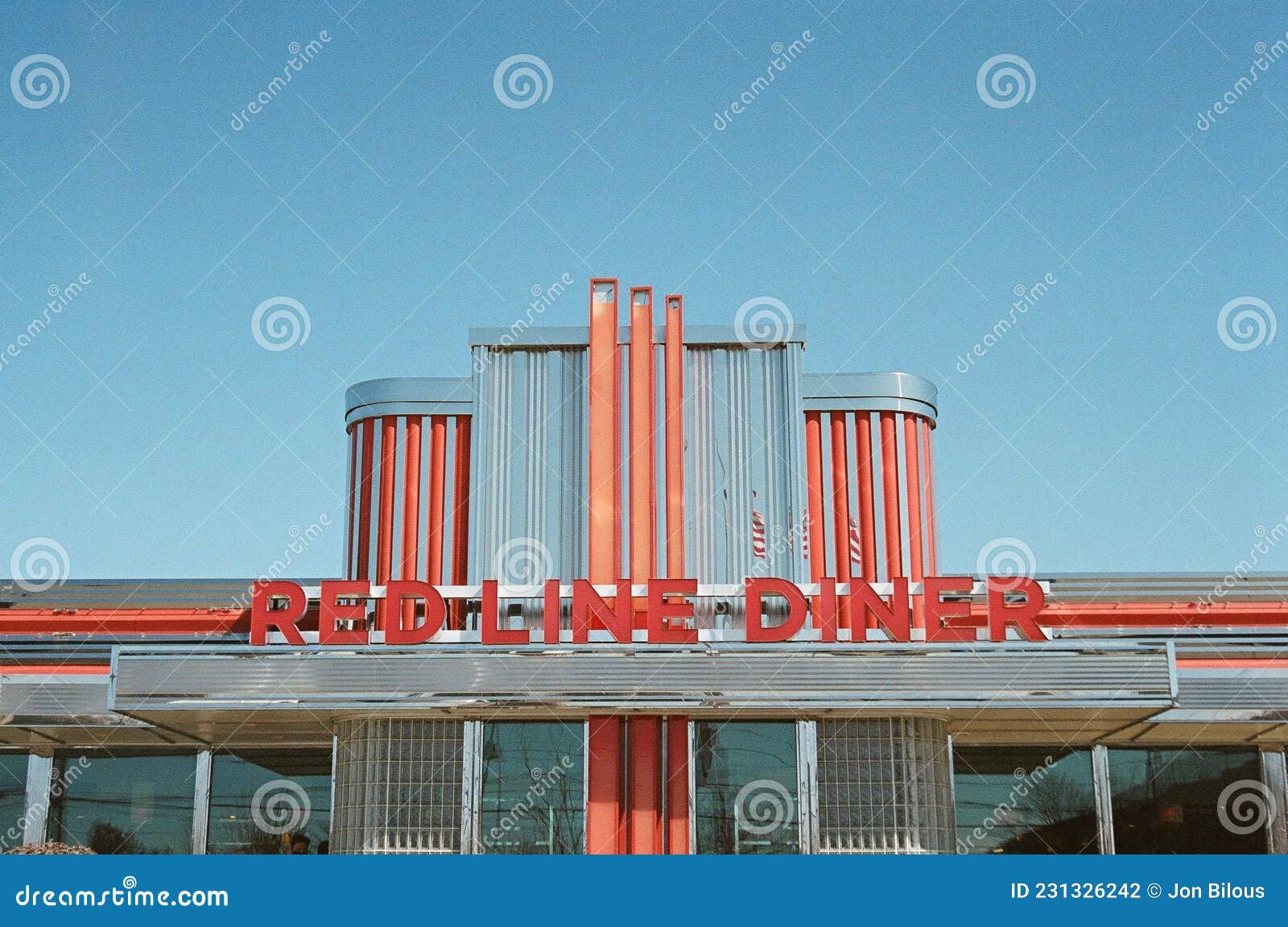 Red Line Diner Sign, in Fishkill, New York Editorial Photography ...
