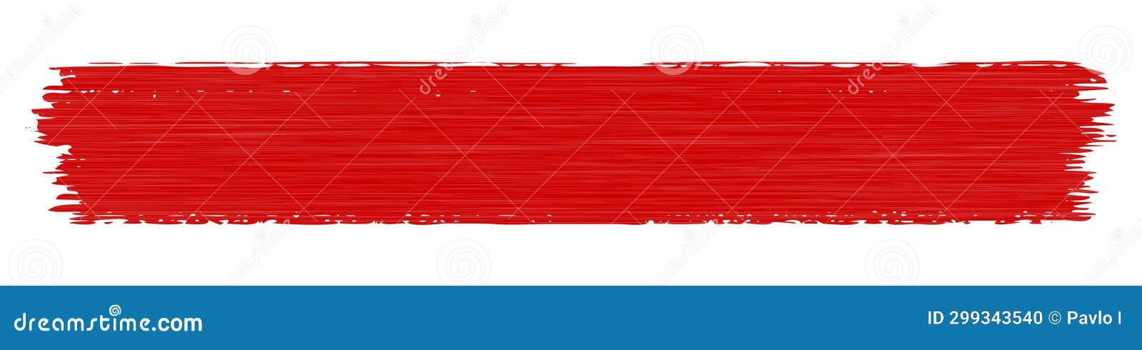 Red Line of Paint Isolated, Red Smear Stock Illustration - Illustration ...